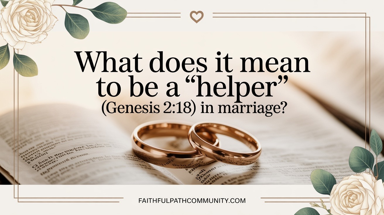 Ezer Kenegdo Meaning (Genesis 2:18): What It Means to Be a “Helper” in ...