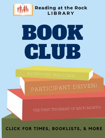 Book Club Information | Reading at the Rock Library