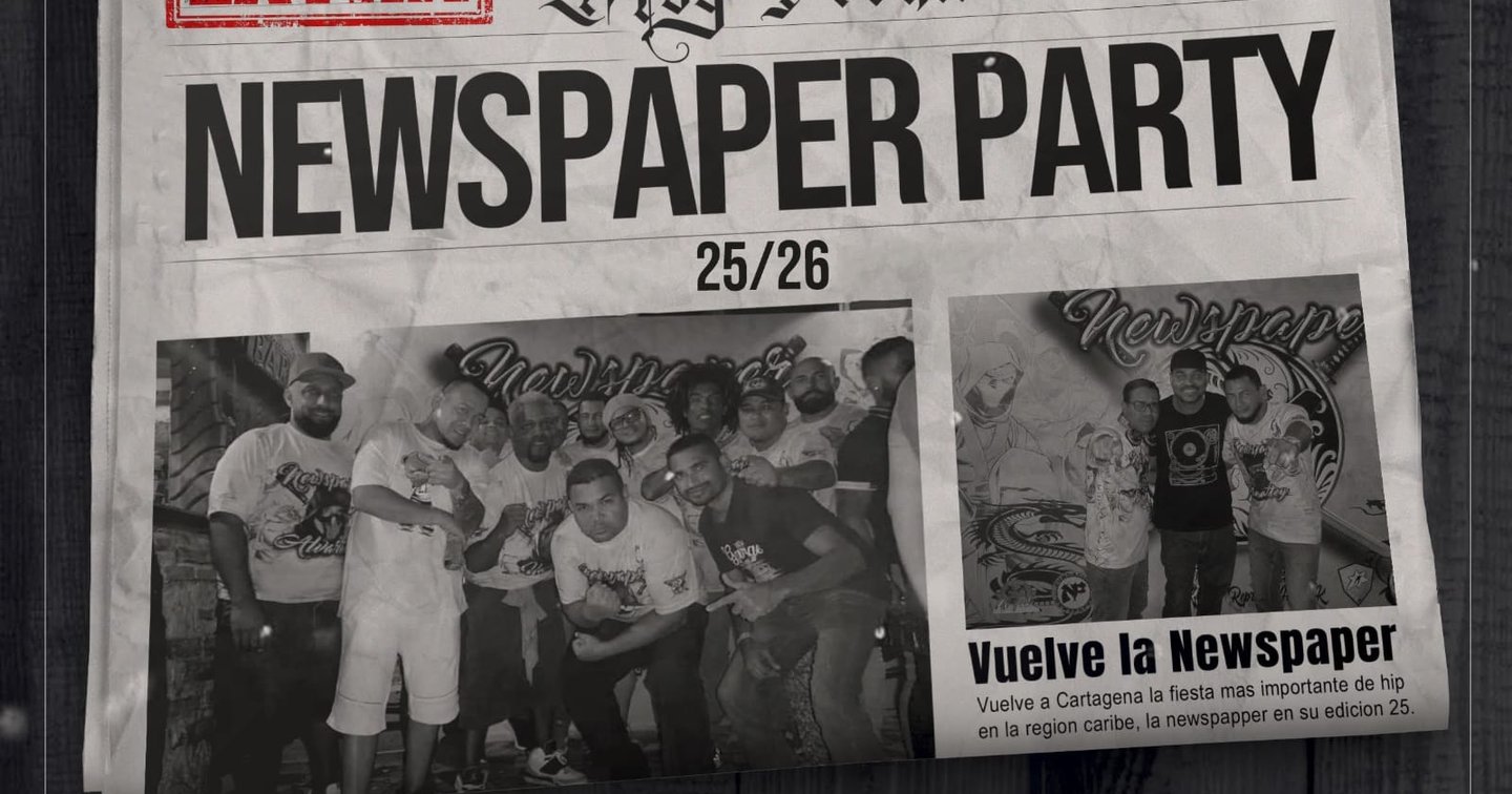 Newspaper Party rumba hip hop | FUNDACIÓN CULTURAL NEWSPAPER