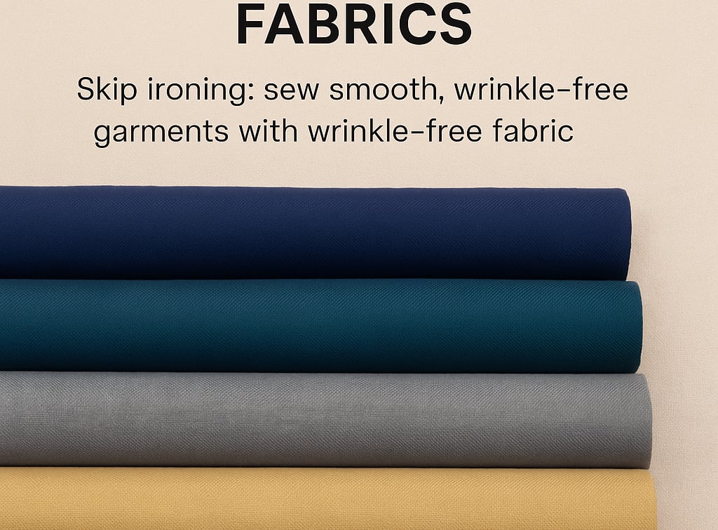 How To Choose and Purchase Wrinkle-Resistant Sewing Fabric | The Needle ...