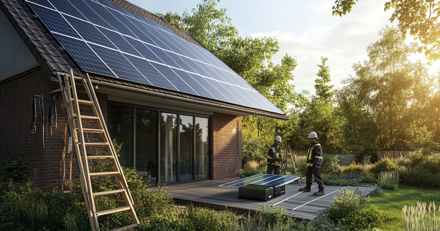 Installing Photovoltaic Panels | Volta Eco Systems