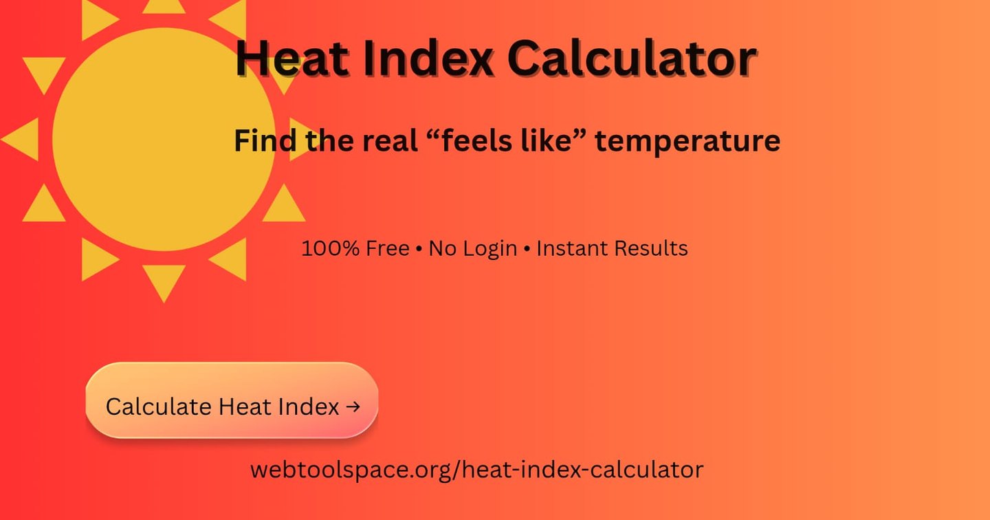 Heat Index Explained: How It’s Calculated and Why It Matters | Webtoolspace