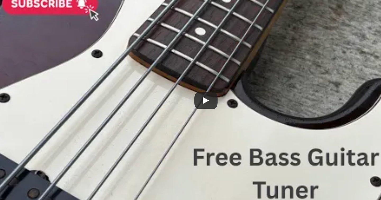 Ultimate Online Bass Tuner Guide for Standard Tuning | Tune Bass Online