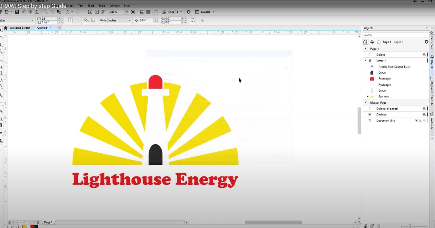 Professional Logo Design in CorelDraw | Painting Graphics
