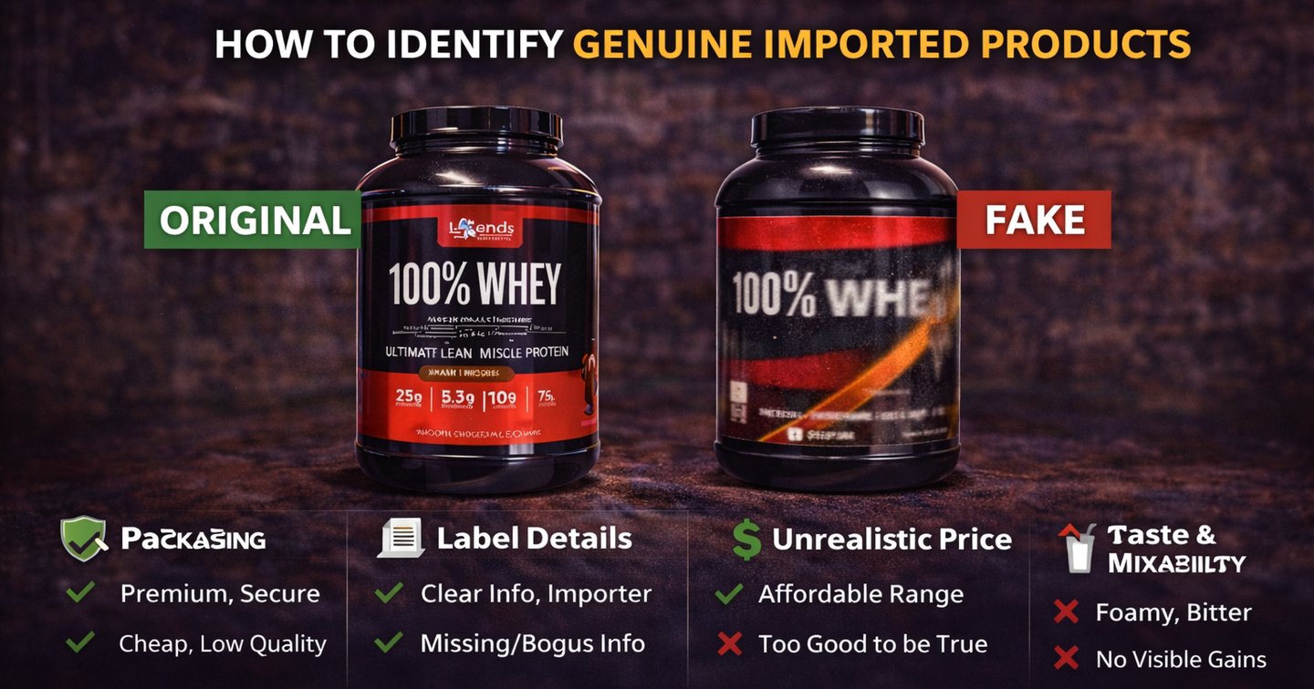 Original vs Fake Whey Protein: How to Identify Genuine Imported ...