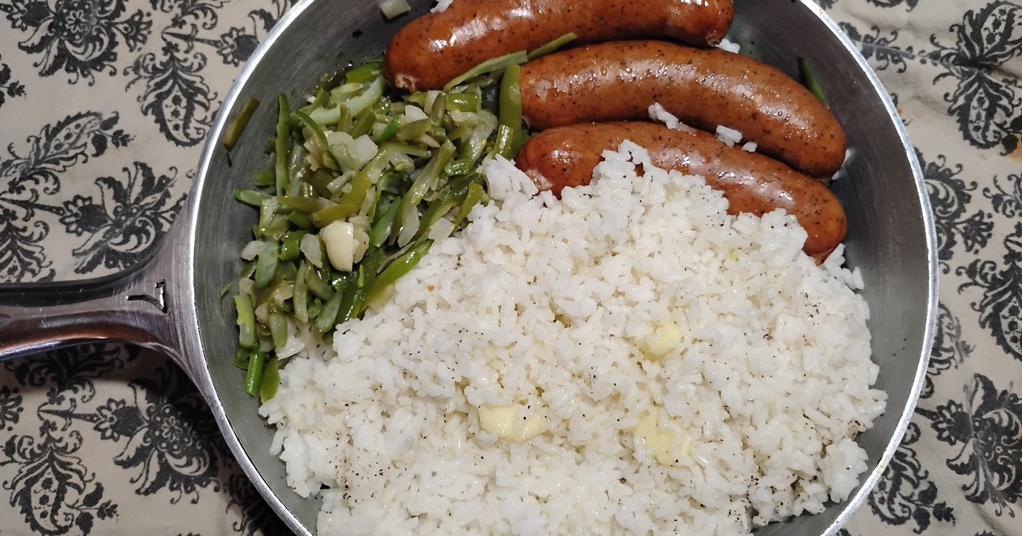 Sausage, Green Beans & White Rice | Food Formula Focus