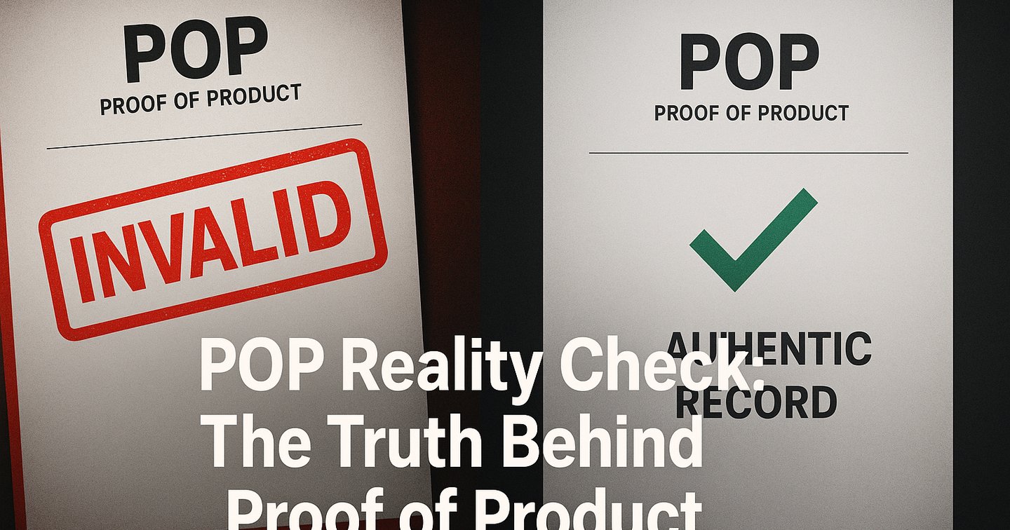 POP Reality Check: The Truth Behind “Proof of Product” | Stratos Trading
