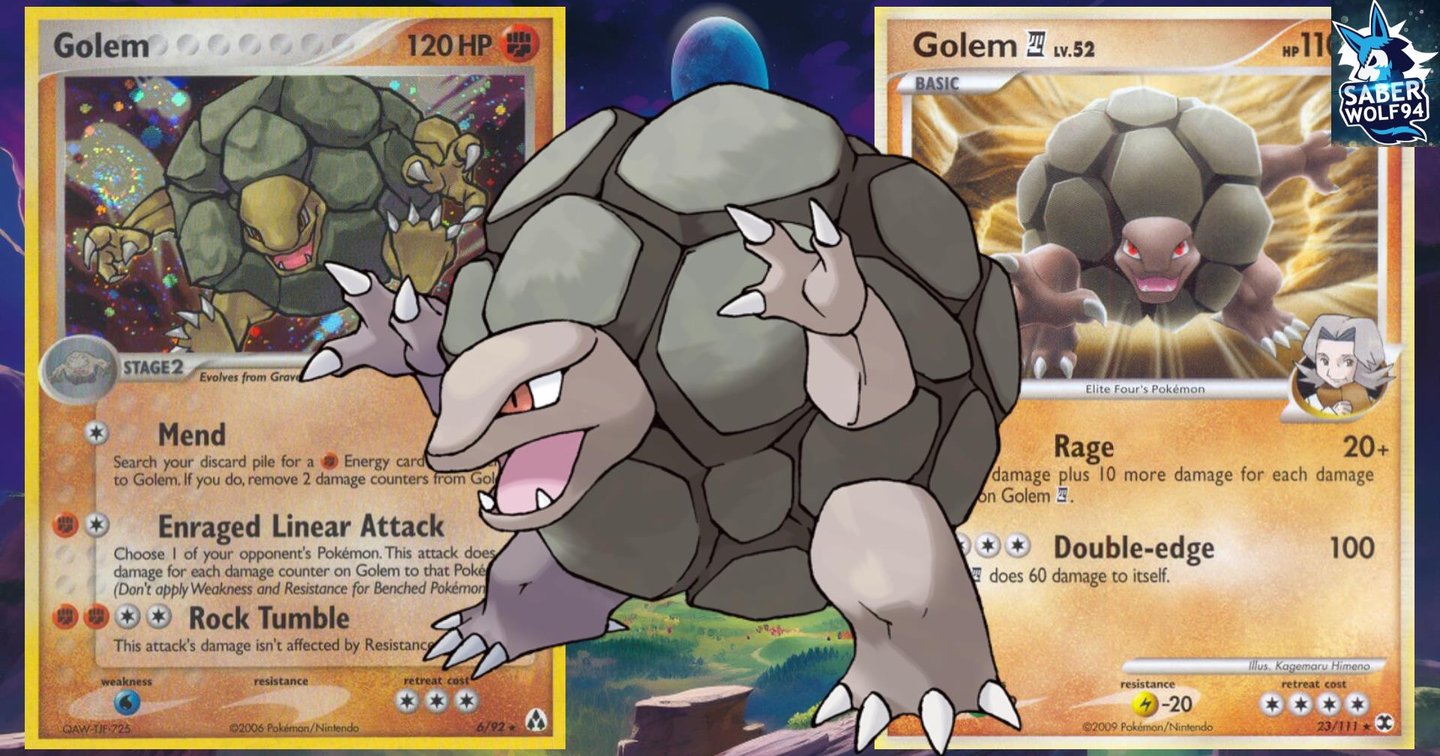 History of Golem in the TCG Pokemon Trading Card Game Overview! | sabatcg