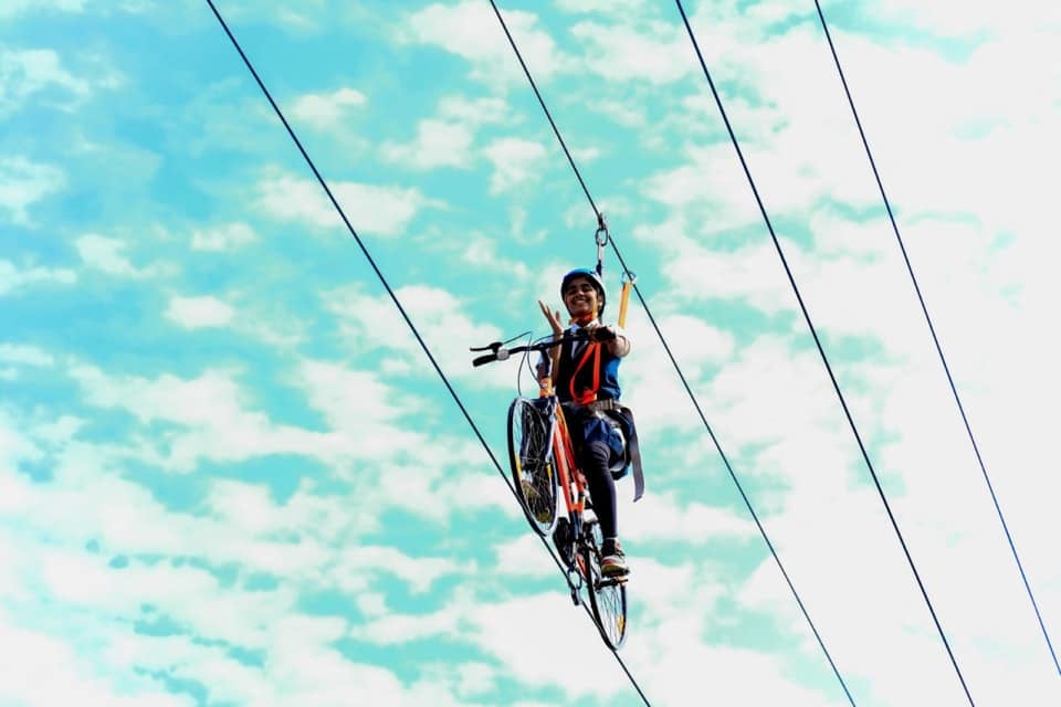 Sam Zip Line Asia's Sky Bicycle Zipline Leader. Sky Cycle Zipline ...