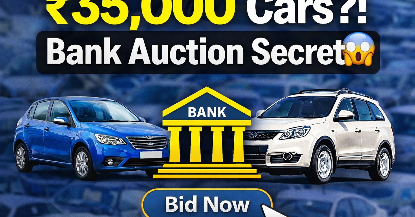 Bank Seized Vehicle E-Auction in India: How to Buy Cars at Throwaway ...