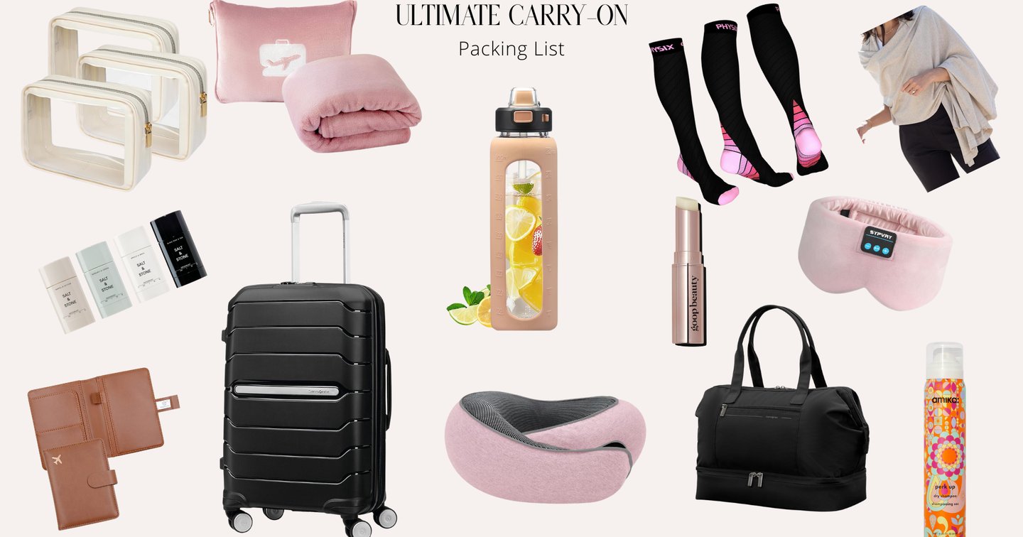 The Ultimate Carry-On Packing List for International Travel ...