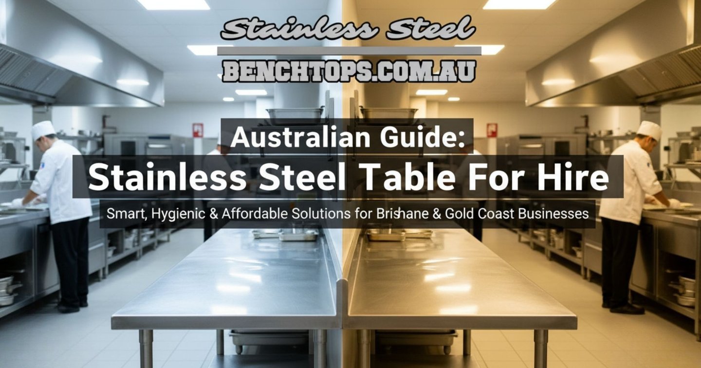 Table For Hire | Stainless Steel | Brisbane and Gold Coast