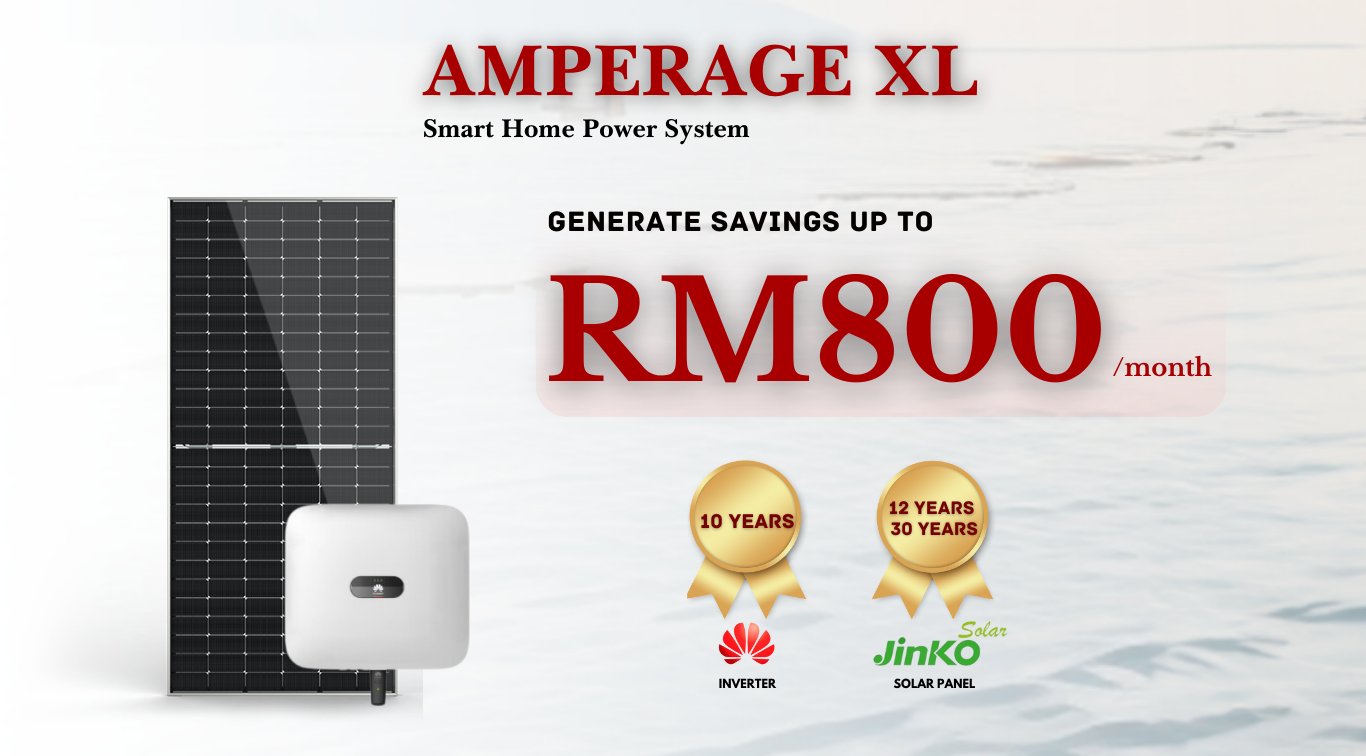 Amperage XL l Solar PV Systems with Jinko Solar Panel and Huawei Smart ...