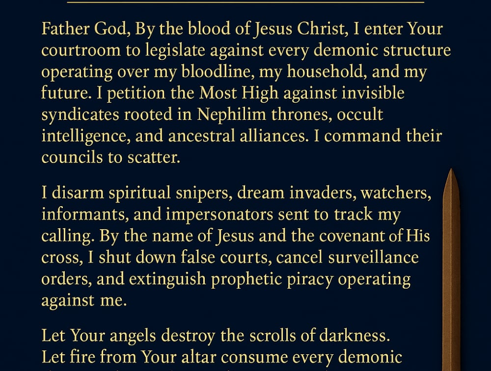 WAR ROOM 043: Decree to Disarm Evil Thrones, Bloodline Syndicates ...