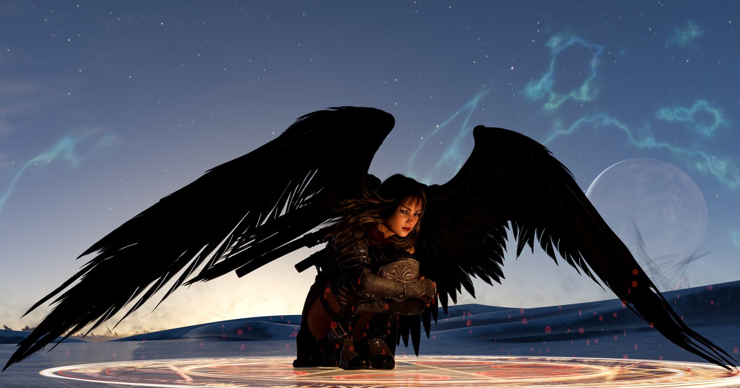 Dark Angel IP: High-Impact Dark Fantasy Art | Dark Angel
