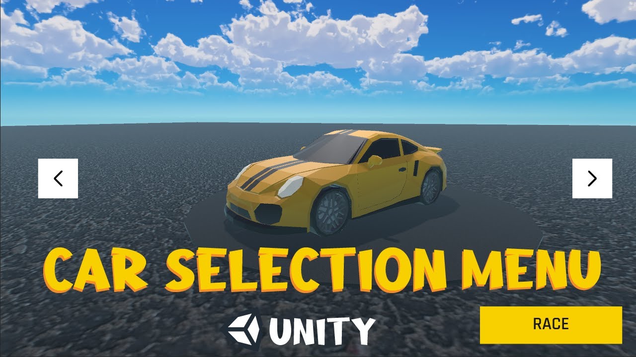 How To Make Car Selection Menu in Unity | Grafik Games