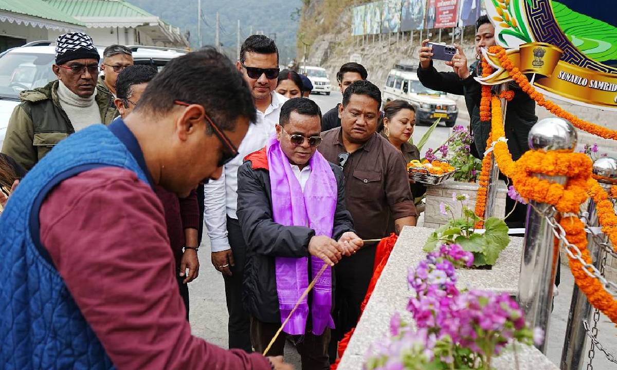 ‘Welcome to Sikkim’ sign board inaugurated at Atal Setu Bridge, Rangpo ...