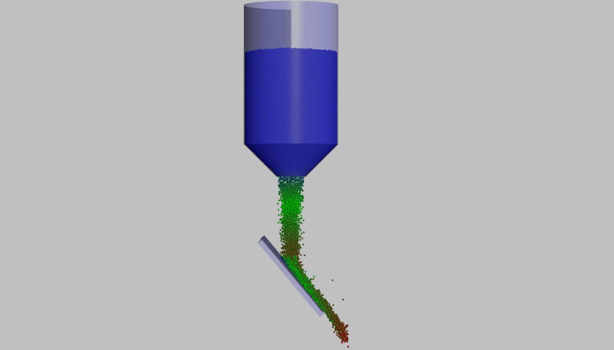 Discrete Element Method (DEM) Simulation of Hopper for plastic ...