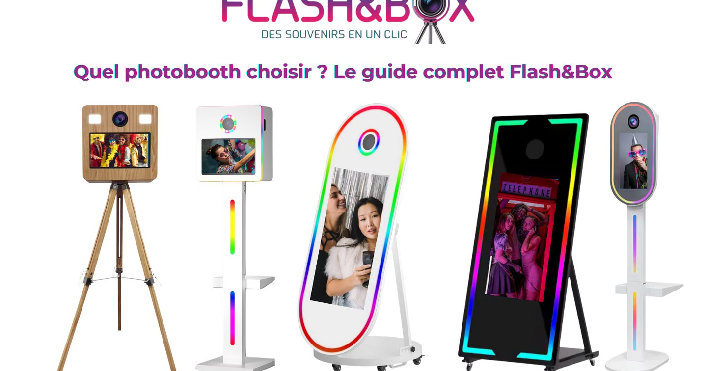 Quel photobooth choisir ? | Flash&box