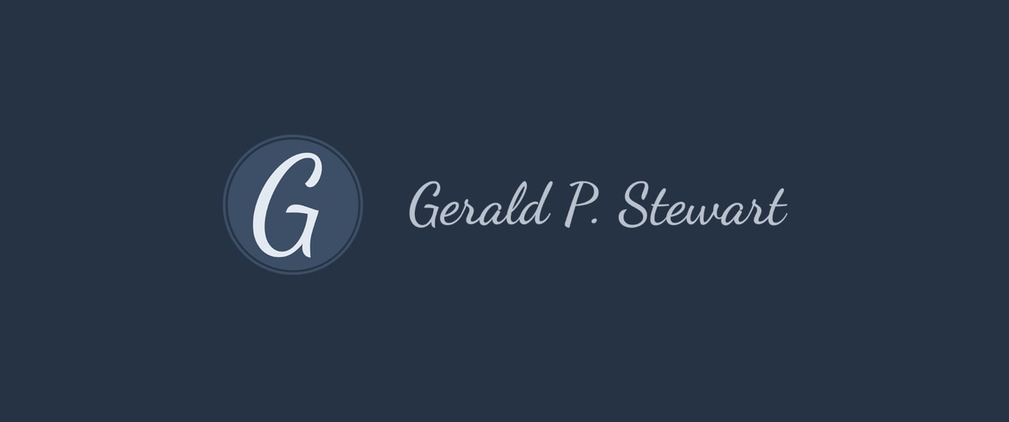 The 'Official Website' of Author Gerald P. Stewart