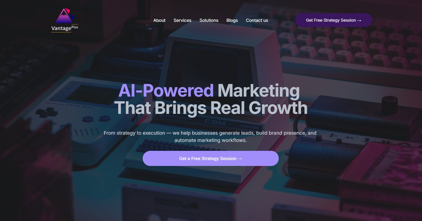 Vantage Plus Marketing | Expert Digital Marketing Services for Growth ...