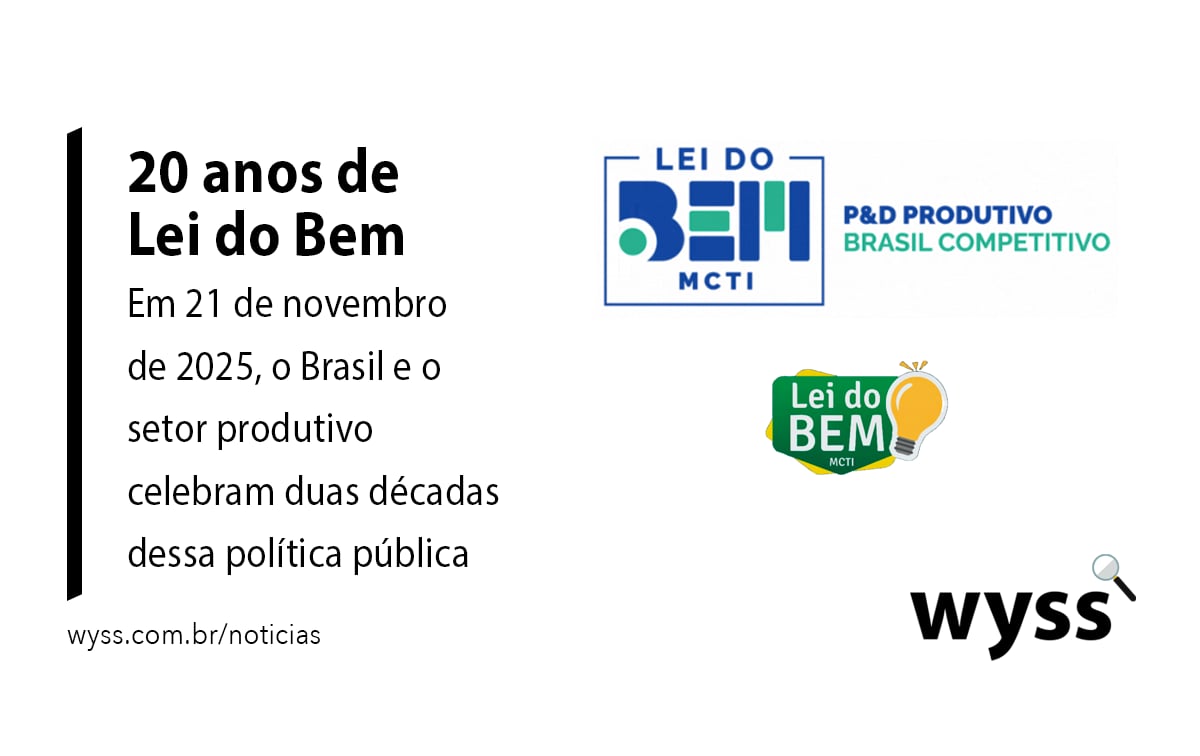 Lei do Bem completa 20 anos: duas décadas impulsionando a inovação no ...