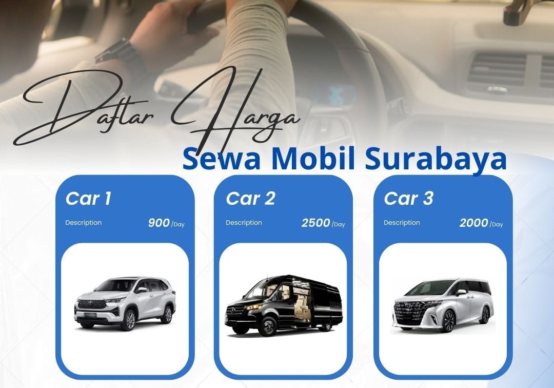 Daftar Harga Sewa Mobil Surabaya | Rental Lepas Kunci