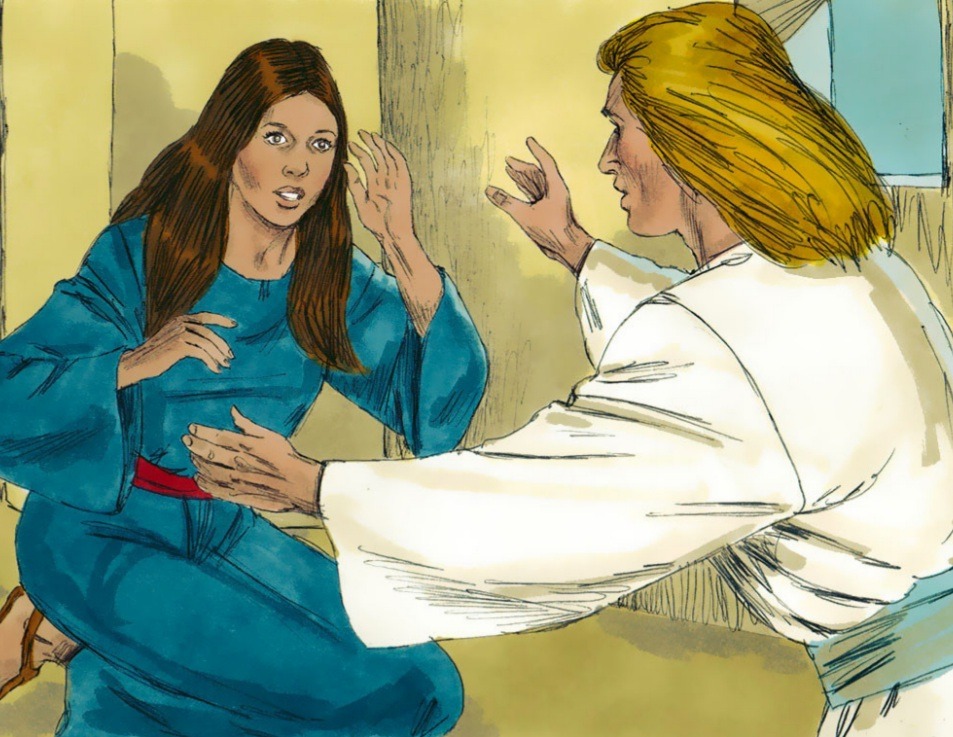 Angel Visits Mary: Bible Story for Kids & Activities | Love Dove Printables