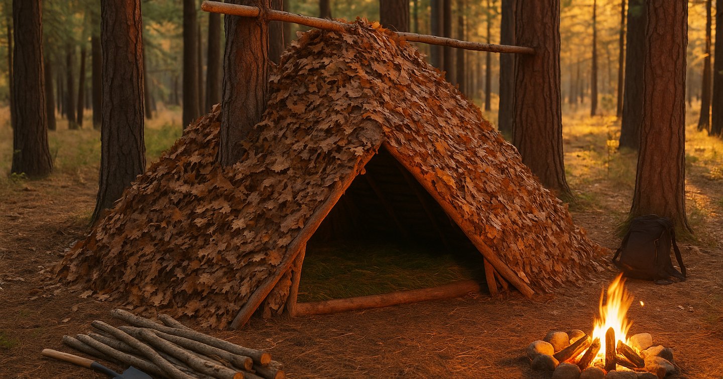 How to Build a Debris Hut Shelter for Survival | Inside Survival