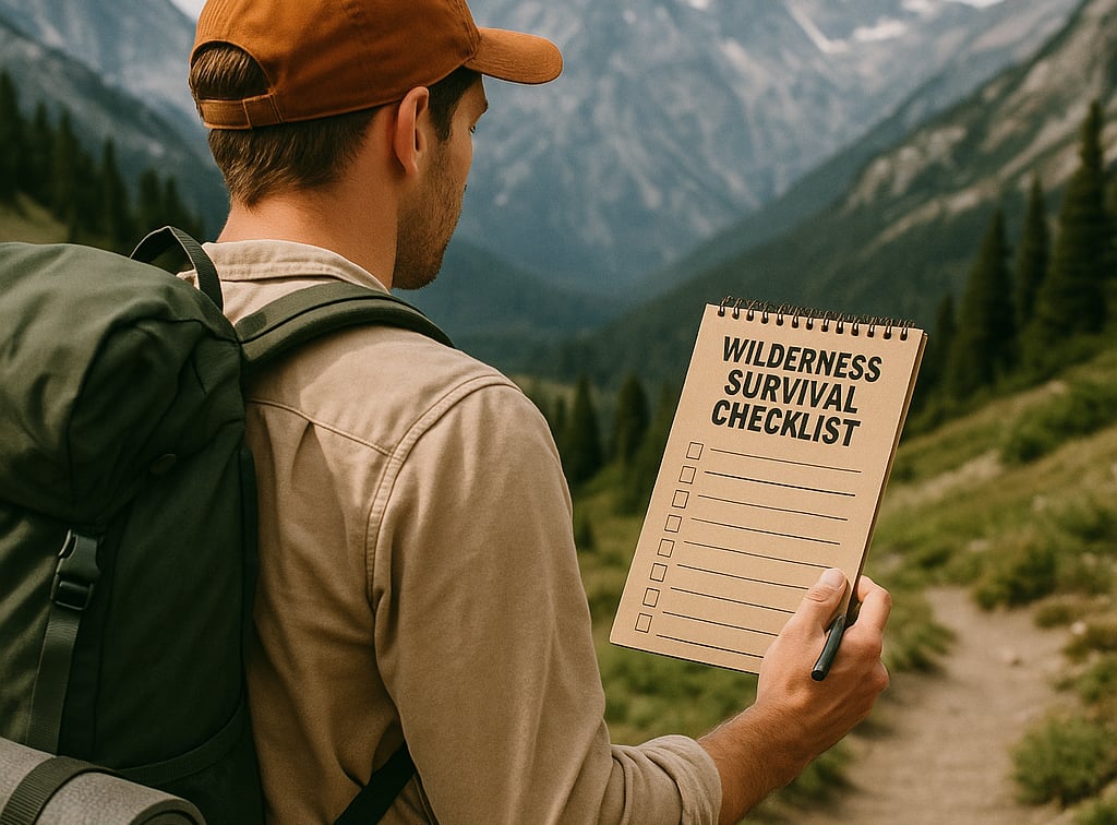 Wilderness Survival Checklist: What to Pack Before You Head Into the ...