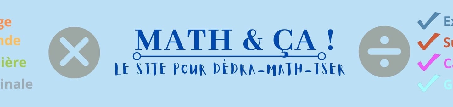cours et exercices math terminale spécialité/ MATH & ÇA! | MATH & ÇA
