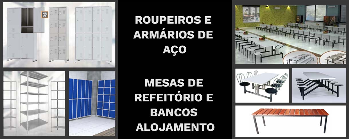 Armario Roupeiro, Mesa de Refeitorio, Melhor Preço; Amplo estoque;