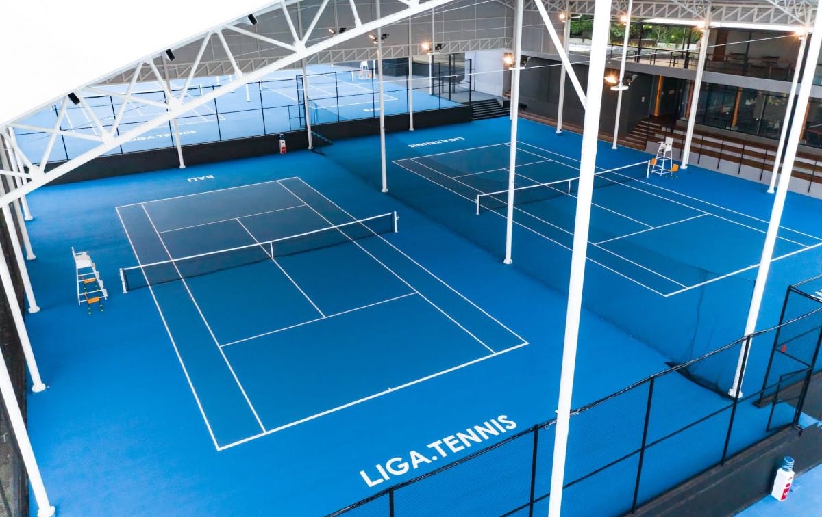 kanopi membrane premium untuk padel court | Spesialis Canopy Membrane