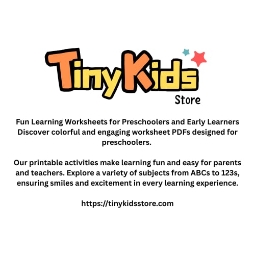 Fun Learning Worksheets for Preschoolers and Early Learners | Tiny Kids ...