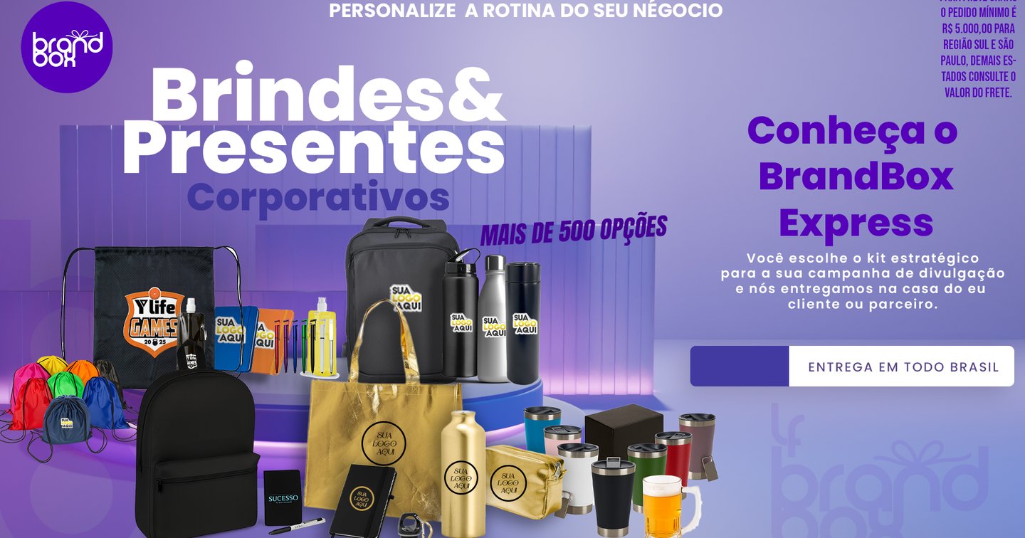 Brindes e Soluções Criativas | LF Brand Box