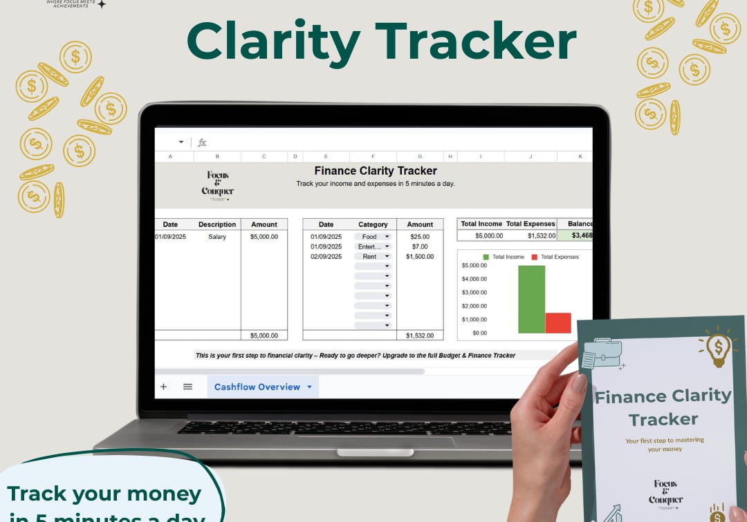 Why You Need a Simple Money Tracker (Even If You Hate Spreadsheets) | Focus and Conquer