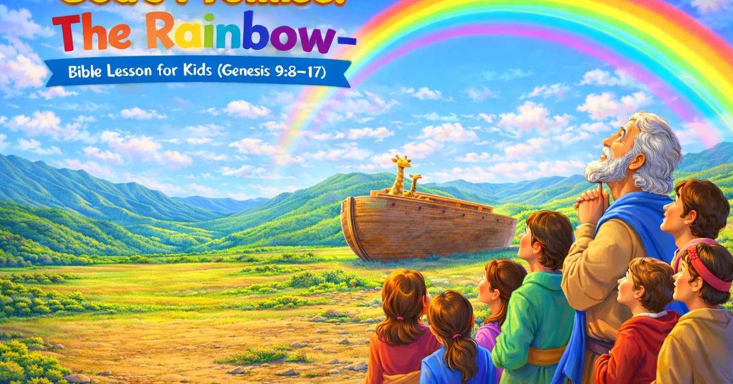 God’s Promise Rainbow Sunday School Lesson for Kids (Genesis 9) + Free ...
