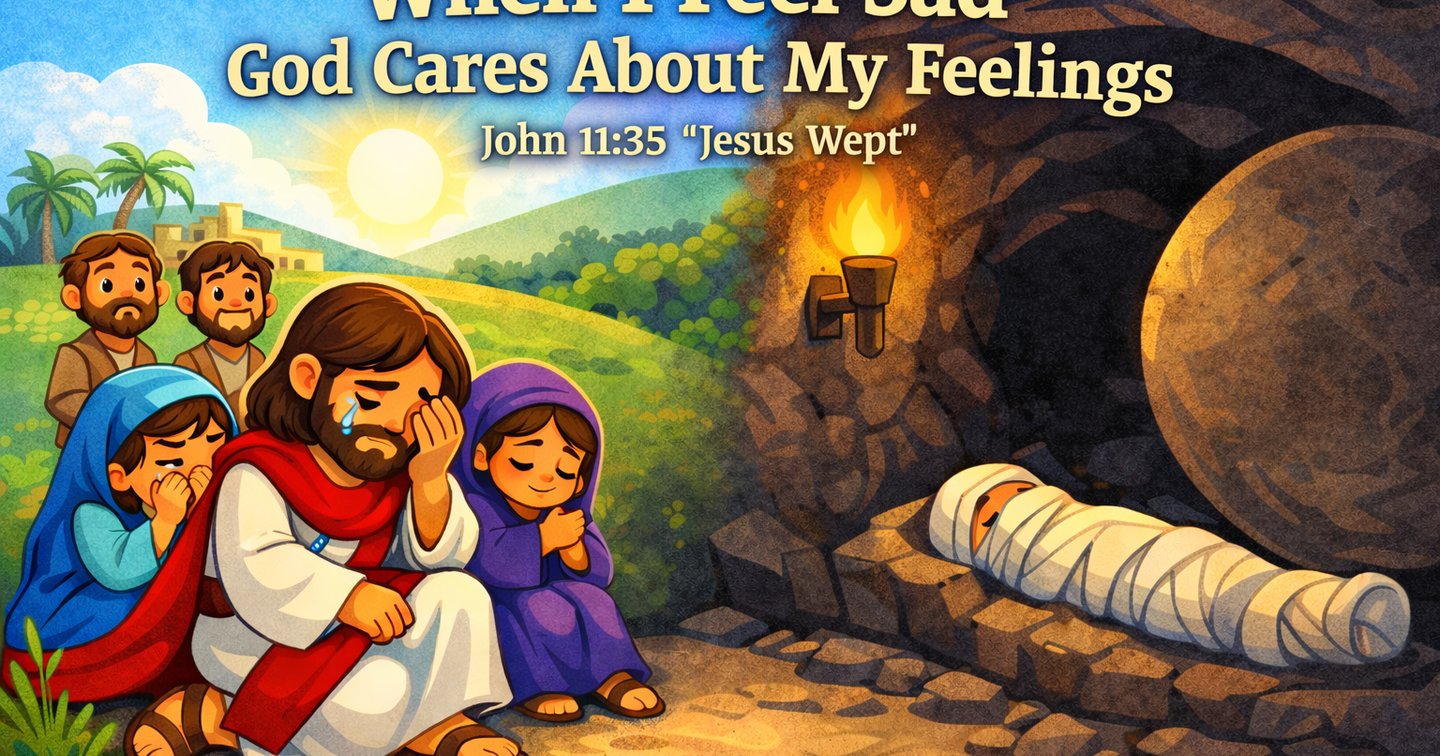 When I Feel Sad-Sunday School Lesson For Kids | Faithful Teacher's Corner