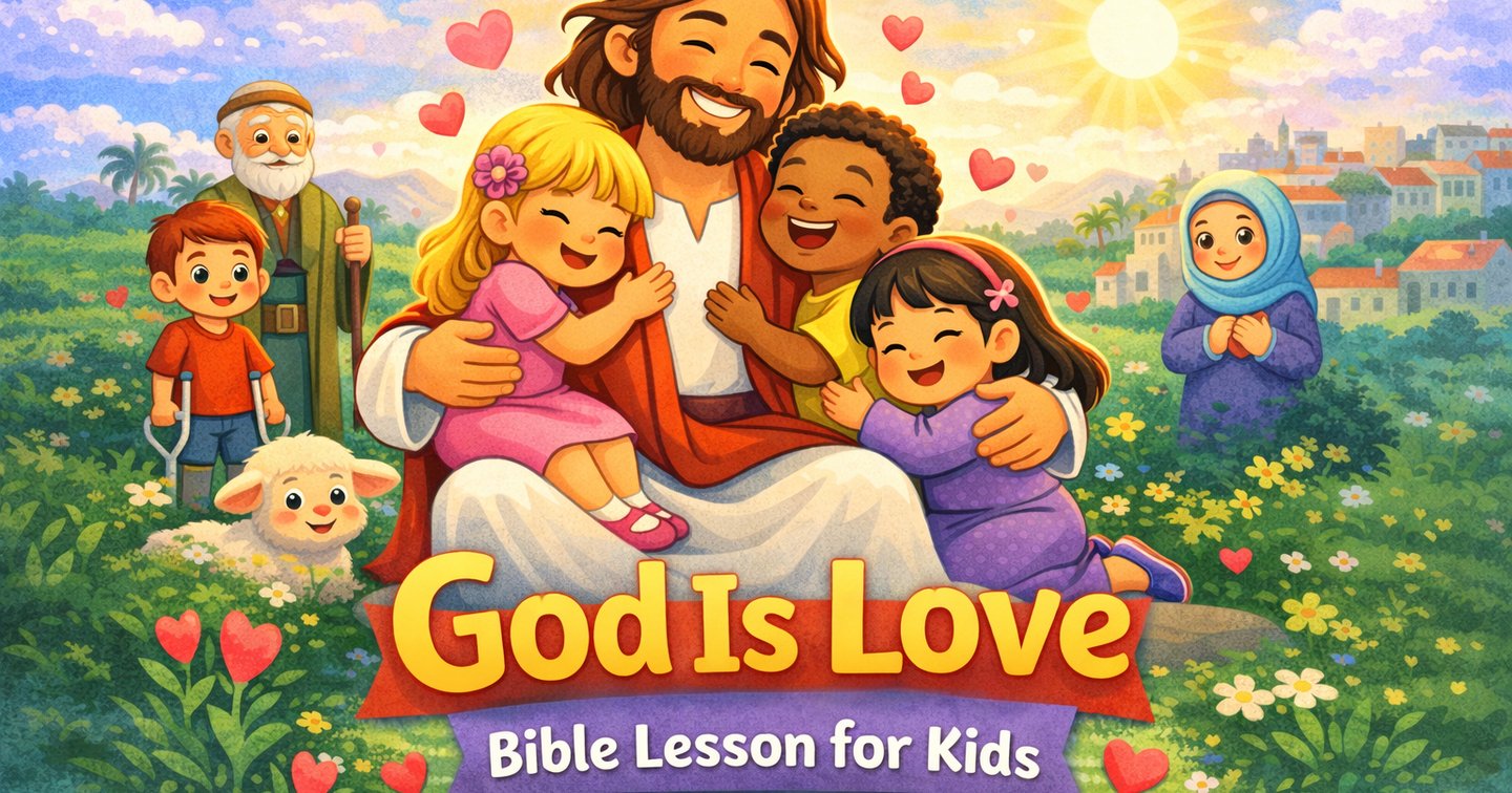 God Is Love: Sunday School Lesson for Kids on Jesus’ Love | Faithful ...