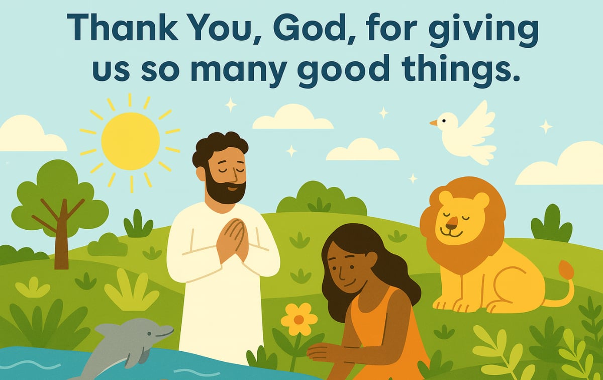 Every Good Thing Comes from God | Free Sunday School Lesson & Craft for ...