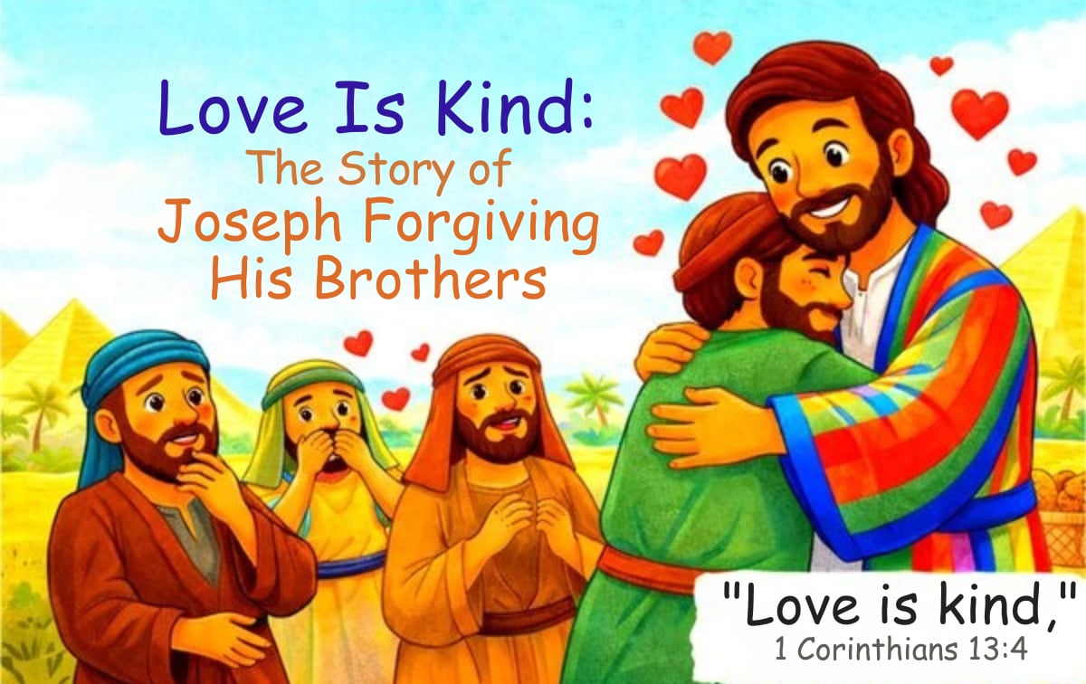 Love Is Kind and Forgiving | Sunday School Lesson for Kids + Craft ...