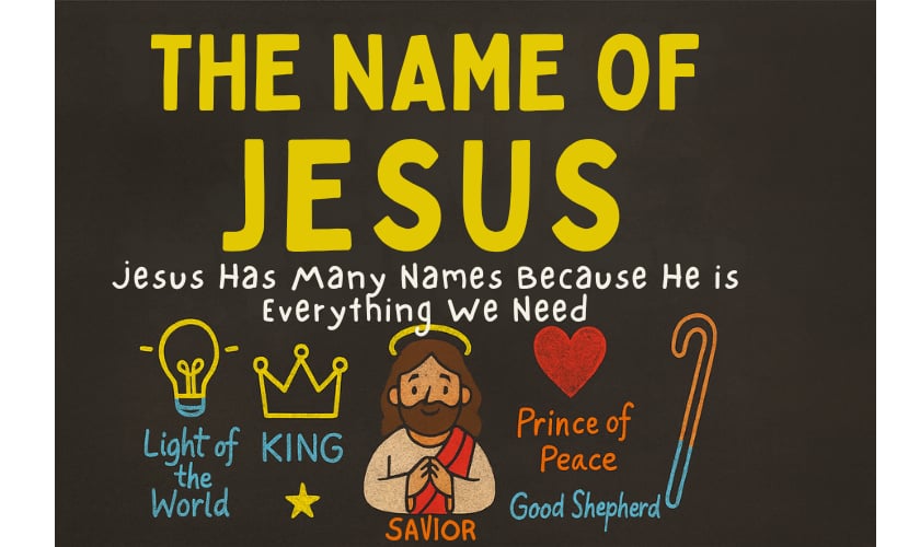 The Name of Jesus- Free Sunday School Lesson | Faithful Teacher's Corner