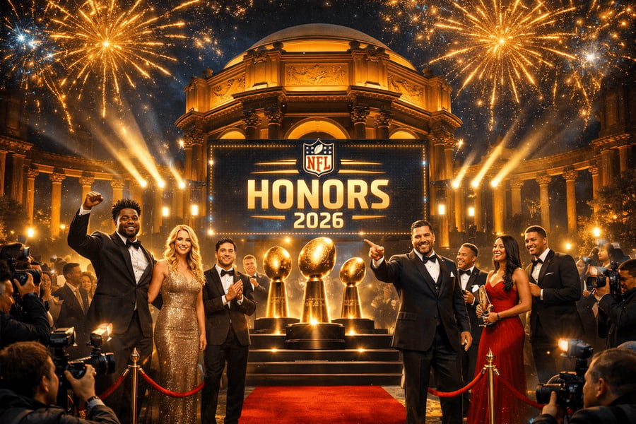 Night of the Stars: Every Major Winner from the 2026 NFL Honors ...