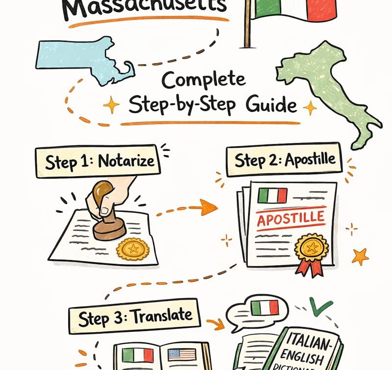 Apostille Requirements for Italy from Massachusetts (MA Guide ...