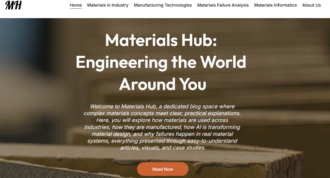 Materials Hub: Engineering the World Around You | MaterialsHub