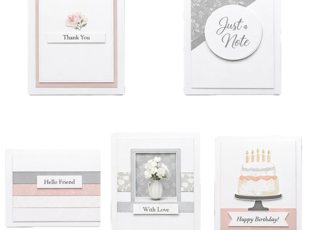 5 Easy Card Layouts (Sketches) Beginners Can Use Forever (With A2 Cut ...