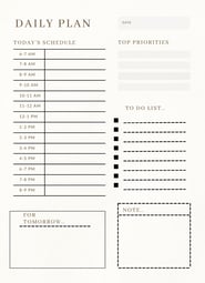 Plan your life with our Free Daily, Weekly & Monthly Planners to ...