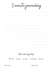 Free Printable Journal Sheets | Customizable Journaling Templates ...