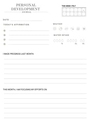 Free Printable Journal Sheets | Customizable Journaling Templates ...