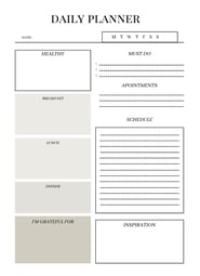 Plan your life with our Free Daily, Weekly & Monthly Planners to ...